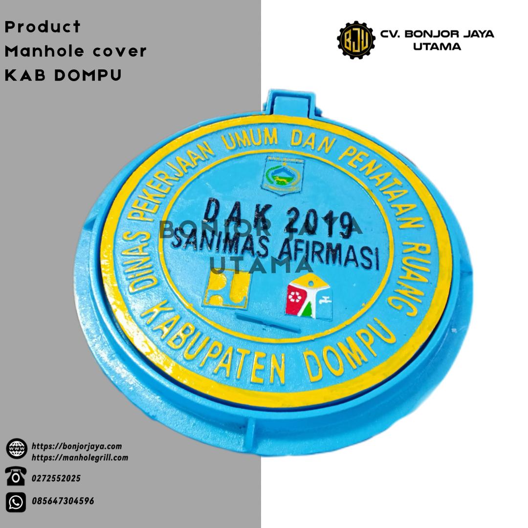 Manhole Cover KAB DOMPU - CV. Bonjor Jaya Utama Ceper Klaten