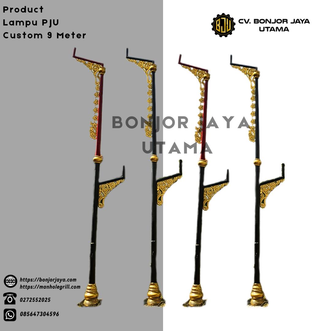 Lampu PJU Custom 9 METER - CV. Bonjor Jaya Utama Ceper Klaten