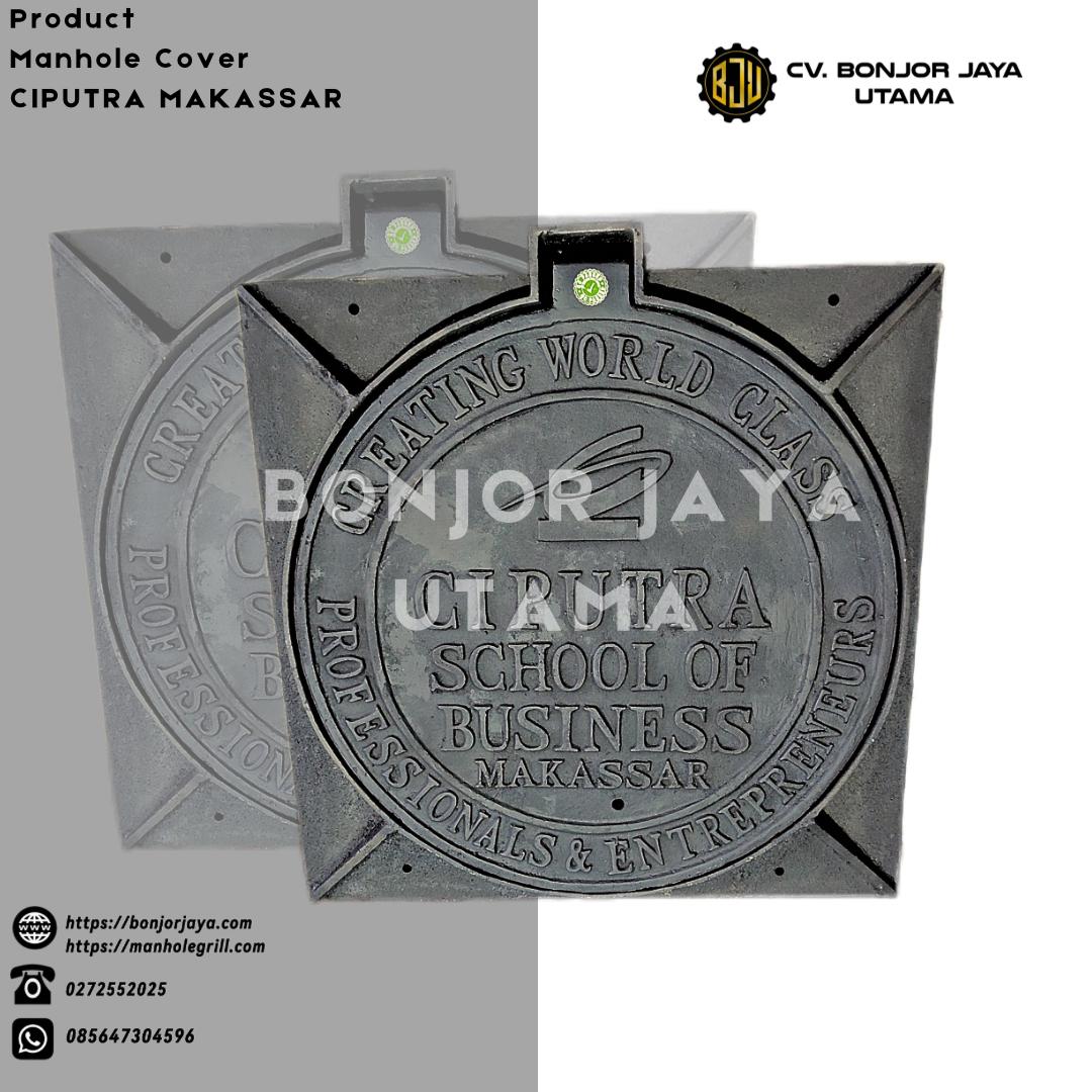 Manhole cover CIPUTRA MAKASSAR - CV. Bonjor Jaya Utama Ceper Klaten