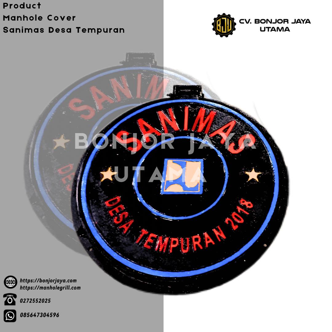 Manhole Cover SANIMAS Desa TEMPURAN - CV. Bonjor Jaya Utama Ceper Klaten
