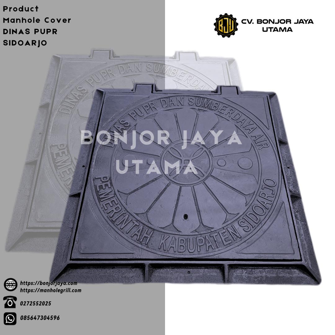 Manhole Cover DINAS PUPR SIDOARJO - CV. Bonjor Jaya Utama Ceper Klaten